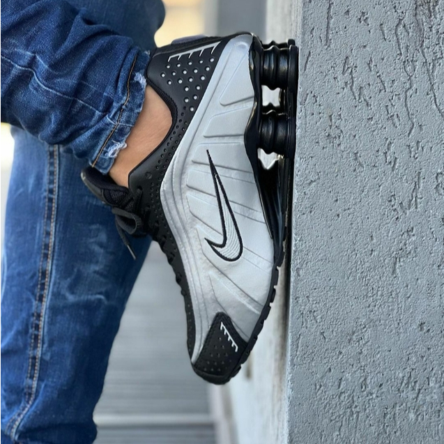 Tênis Nike shox 4 molas esportivo R4 Masculino pronta entrega | Shopee Brasil