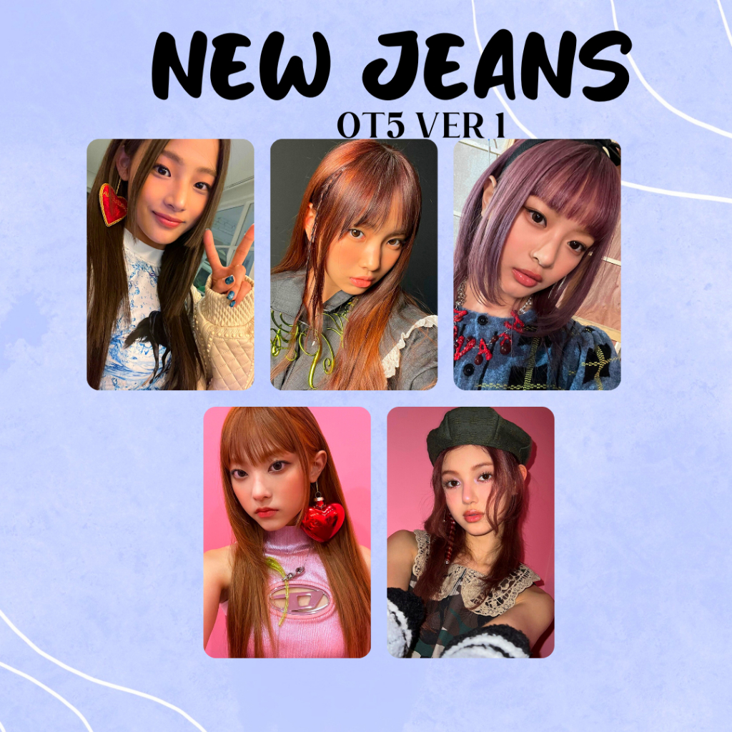 Photocards NEW JEANS (FANMADE) | Shopee Brasil