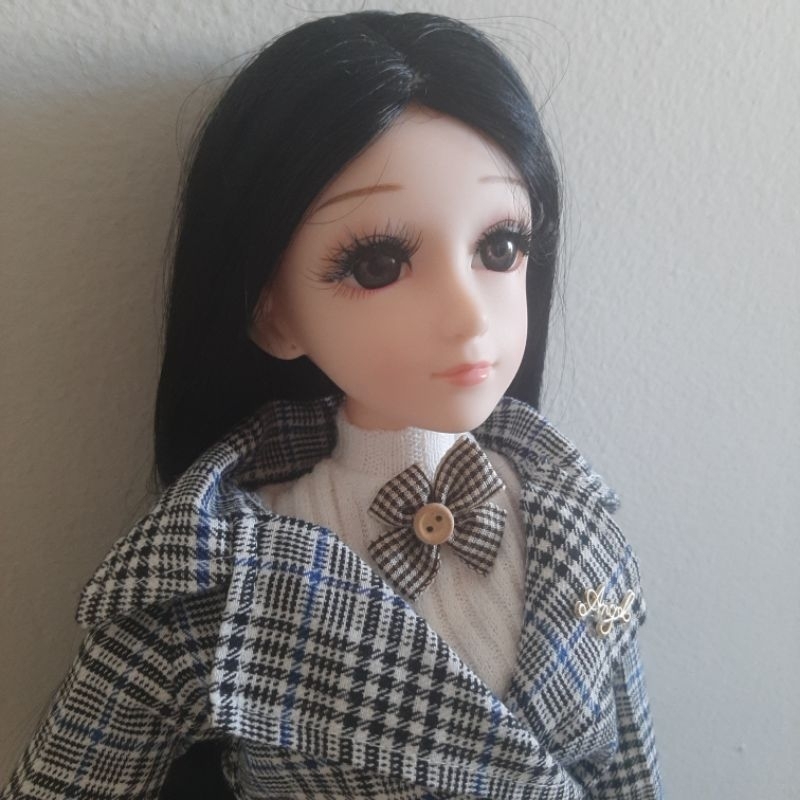 Boneca articulada bjd 60cm completa princesa | Shopee Brasil