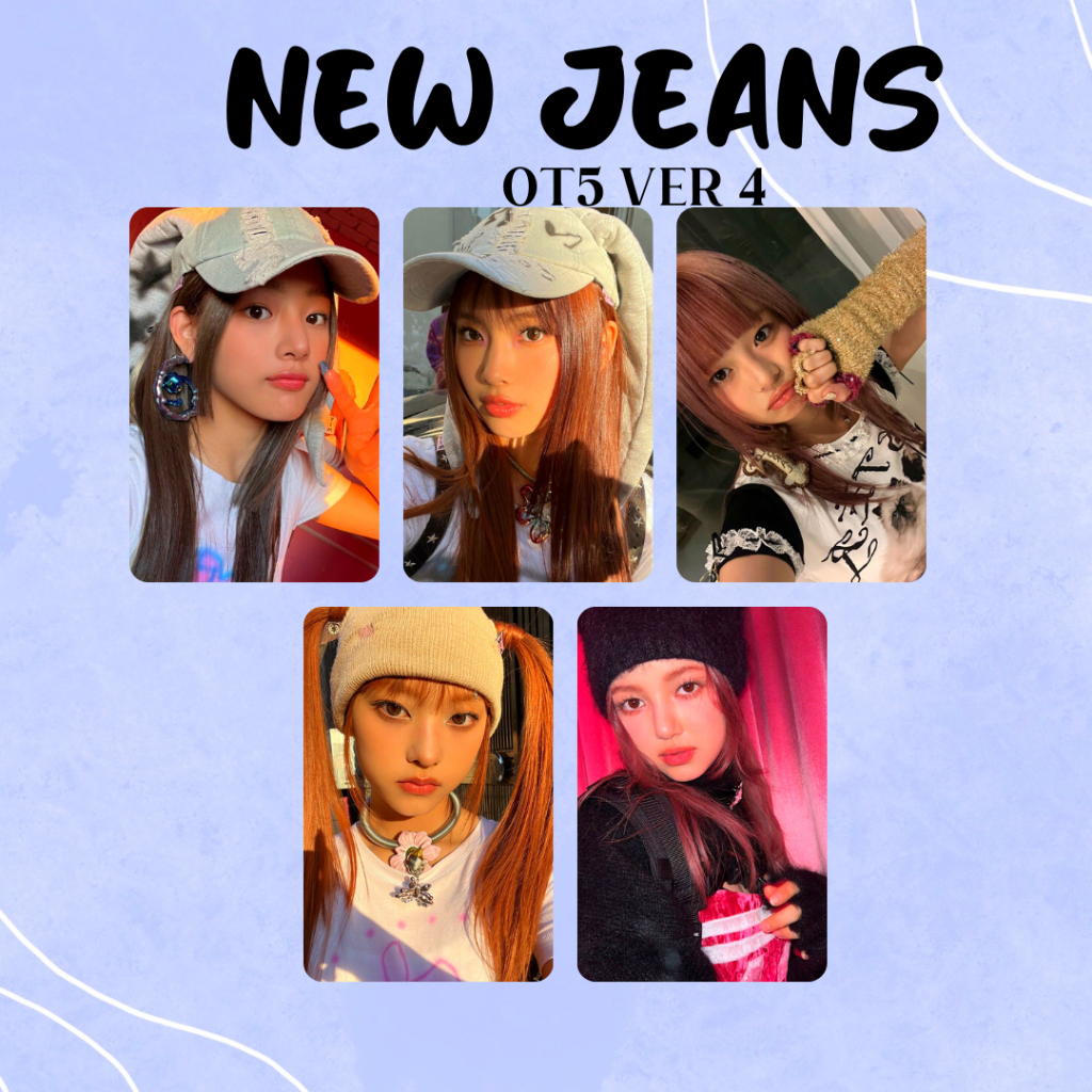 Photocards NEW JEANS (FANMADE) | Shopee Brasil