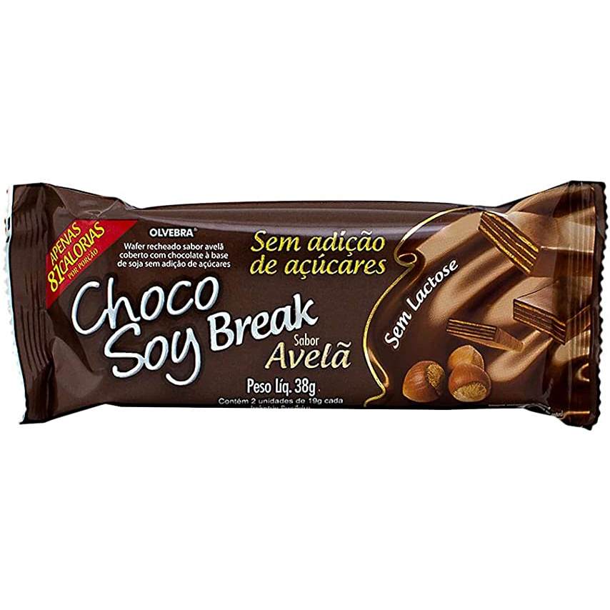 Chocolate Choco Soy Break Avela 38G | Shopee Brasil