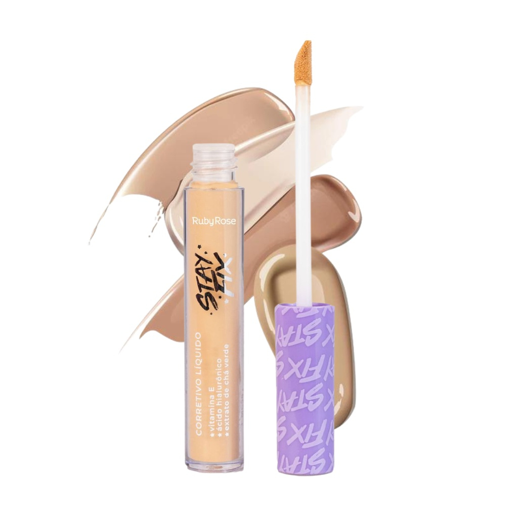 Ruby Rose Corretivo Líquido - Linha Stay Fix | Shopee Brasil