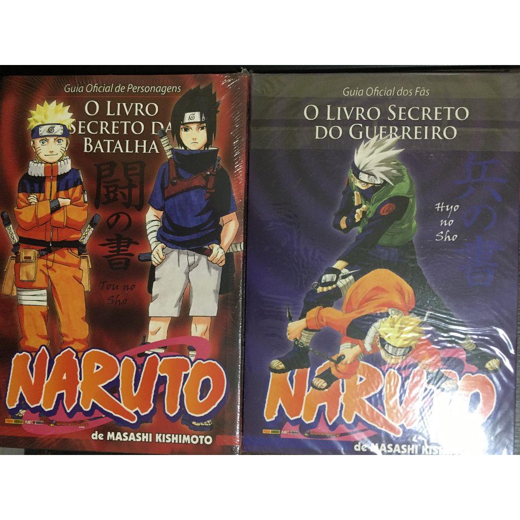 Naruto Guia Oficial Livro Secreto do Guerreiro e Batalha | Shopee Brasil