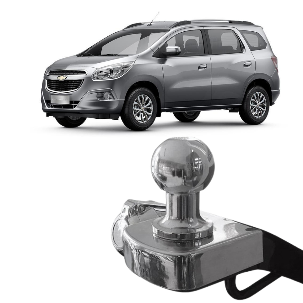 Engate Reboque Gm Spin (LS/ LT/ LTZ/ ACTIV) 2012/2018 Fixo 450kg ...