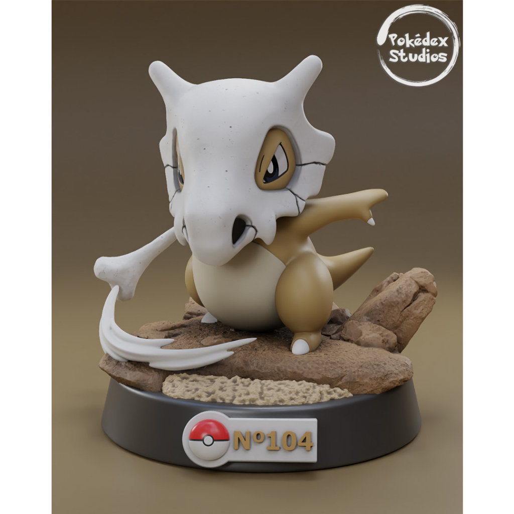 Pokémon Cubone Nº104 - Pokedéx Studio - Escorrega o Preço