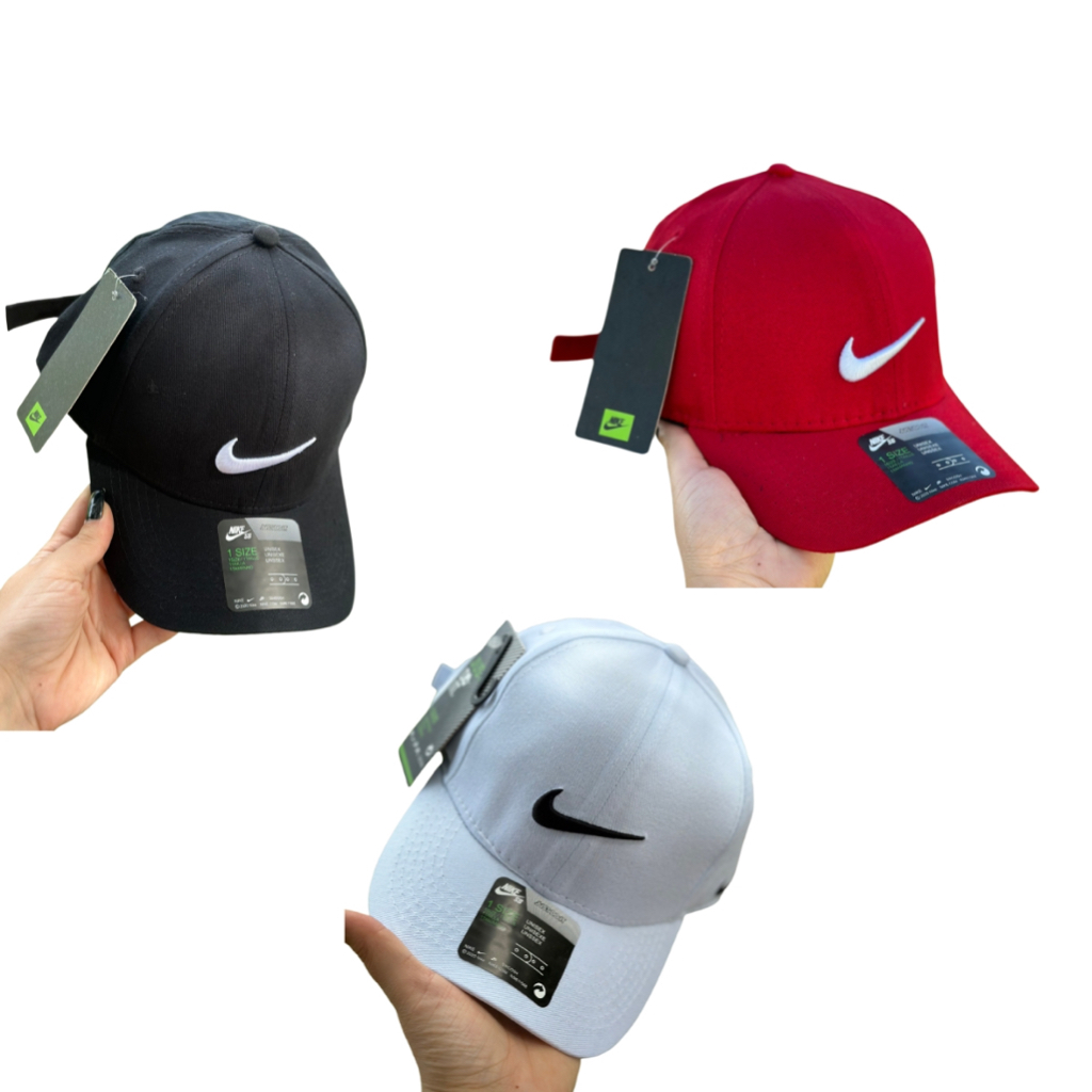 Bone nike com regulagem aba curva fitão estiloso feminino e masculino varias cores | Shopee Brasil