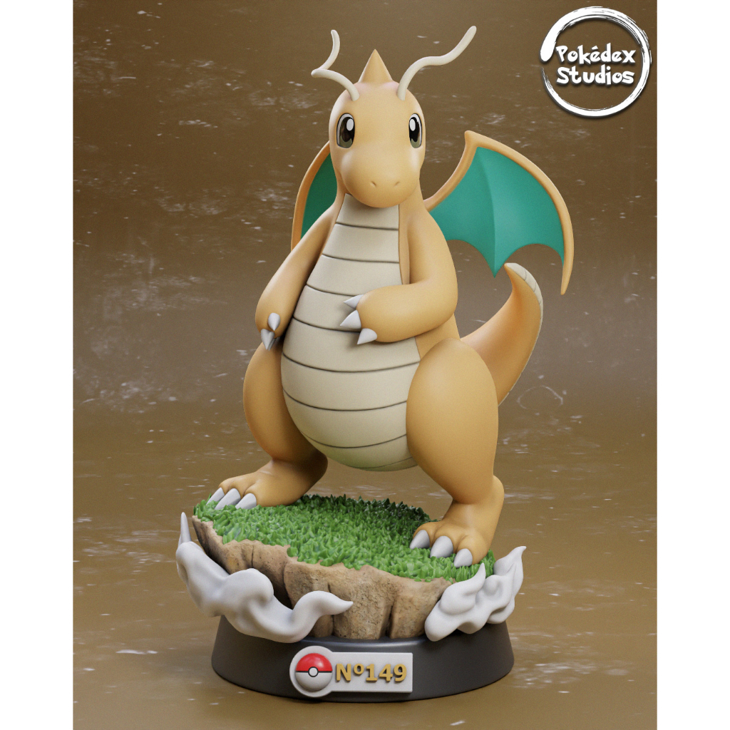 Pokémon Dragonite Nº149 - Pokedéx Studio | Shopee Brasil