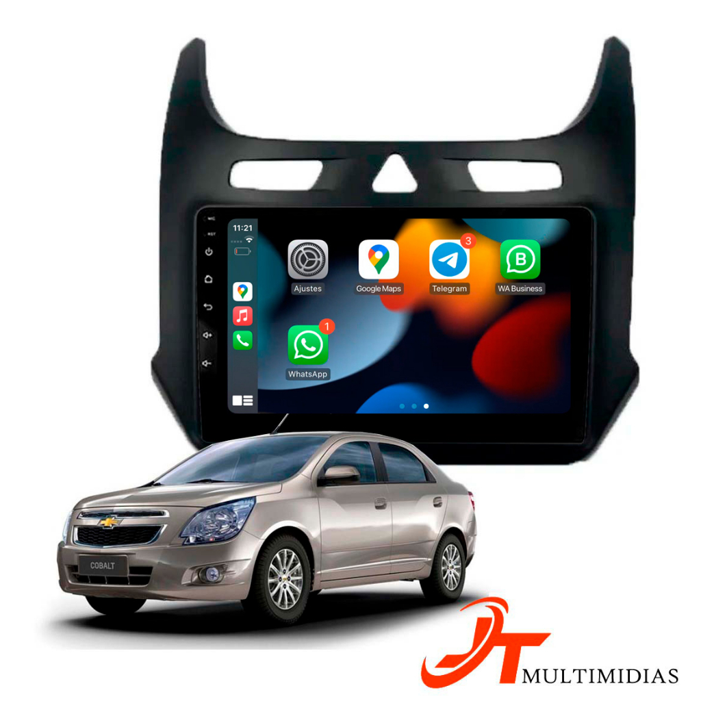 Central Multimidia Gm Cobalt 12-19 9 Pol Android GPS Wifi 2GB Ram Carplay | Shopee Brasil