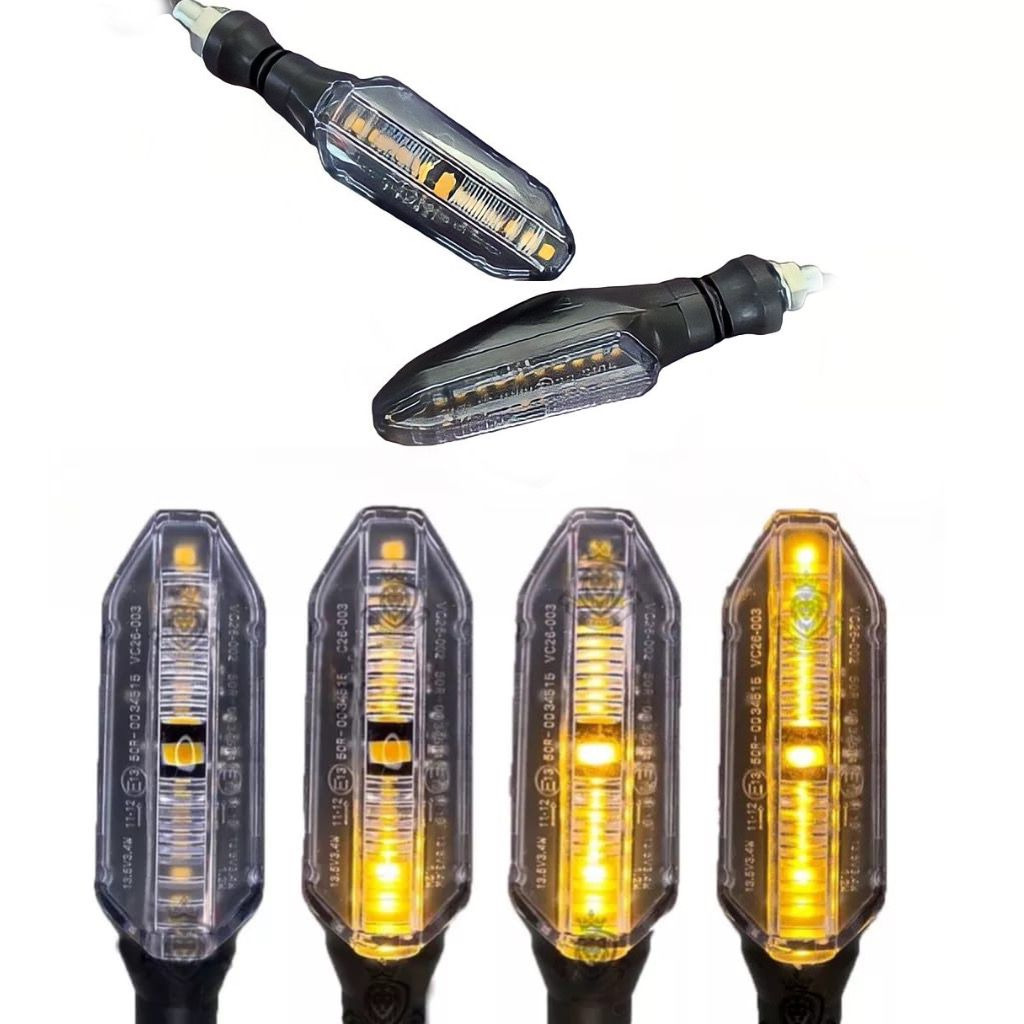 Pisca Seta Led Moto Sequencial Twister Cb300 Xre Par | Shopee Brasil