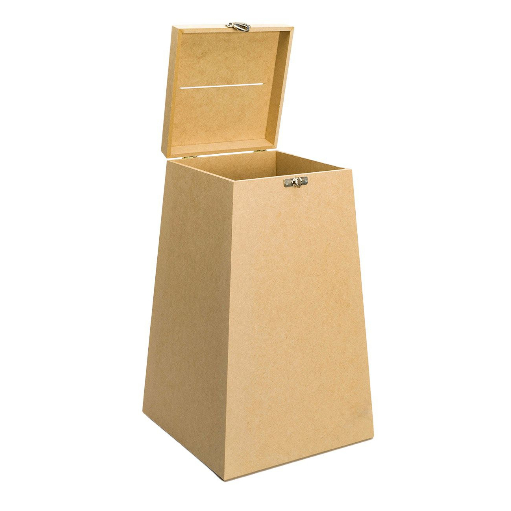 Urna Para Sorteio Super Grande Em Mdf Cru Oferta | Shopee Brasil