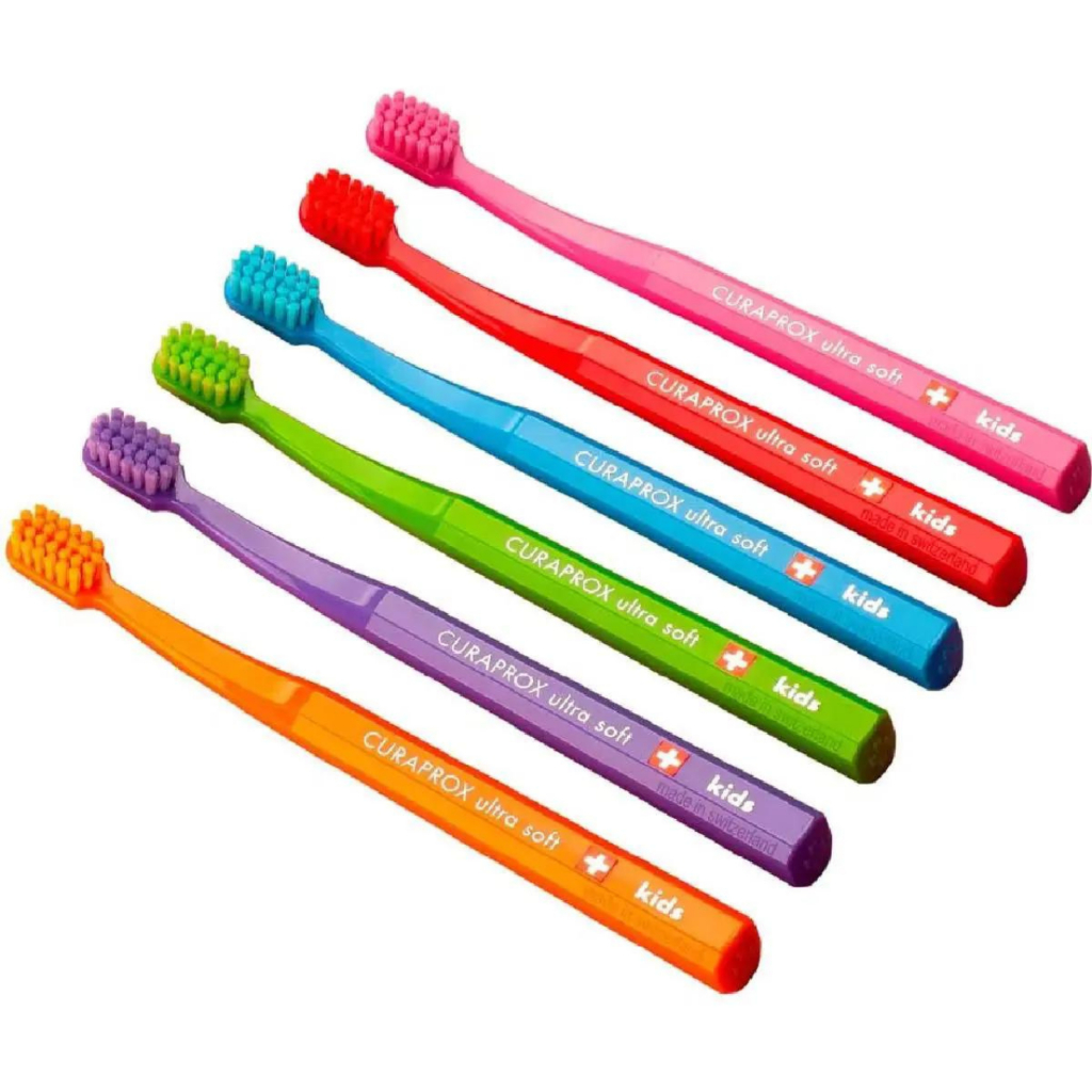 ESCOVA DE DENTE INFANTIL CURAPROX KIDS ESCOLHA SUA COR COM 1 UNIDADE 4 ...