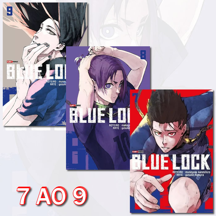Blue Lock 7 ao 9! Mangá Panini! Novo E Lacrado! | Shopee Brasil
