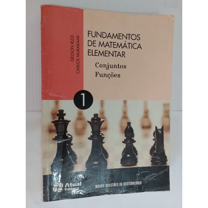 Fundamentos de matemática elementar vol.1: Gelson Iezzi - Atual | Shopee Brasil
