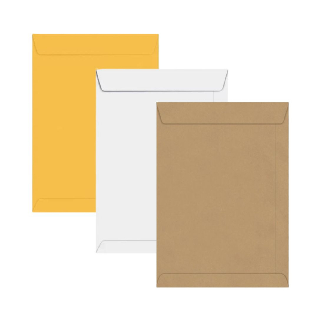 Kit Envelope Saco Ouro 100 Unidades 162x229mm 80g - Foroni | Branco ...