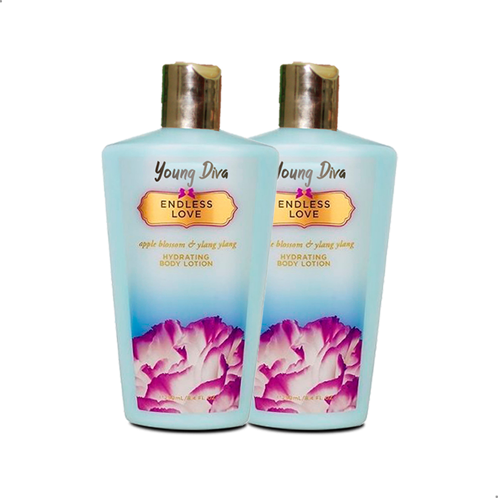 Kit 2 Hidratante Corporal - ENDLESS - Young Diva Ref. Marcas famosas | Shopee Brasil