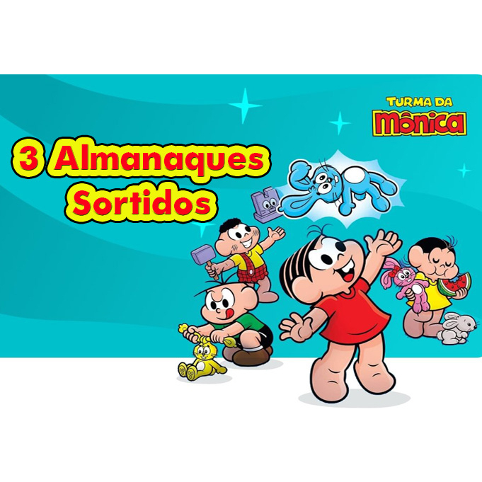 Turma da Monica Kit com 2/4/5/7 ou 10 - Histórias em Quadrinhos: Gibis ...