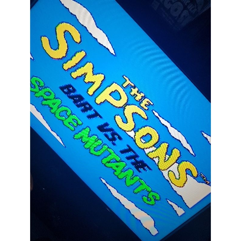 The Simpsons Bart Vs space mutants (master system) | Shopee Brasil