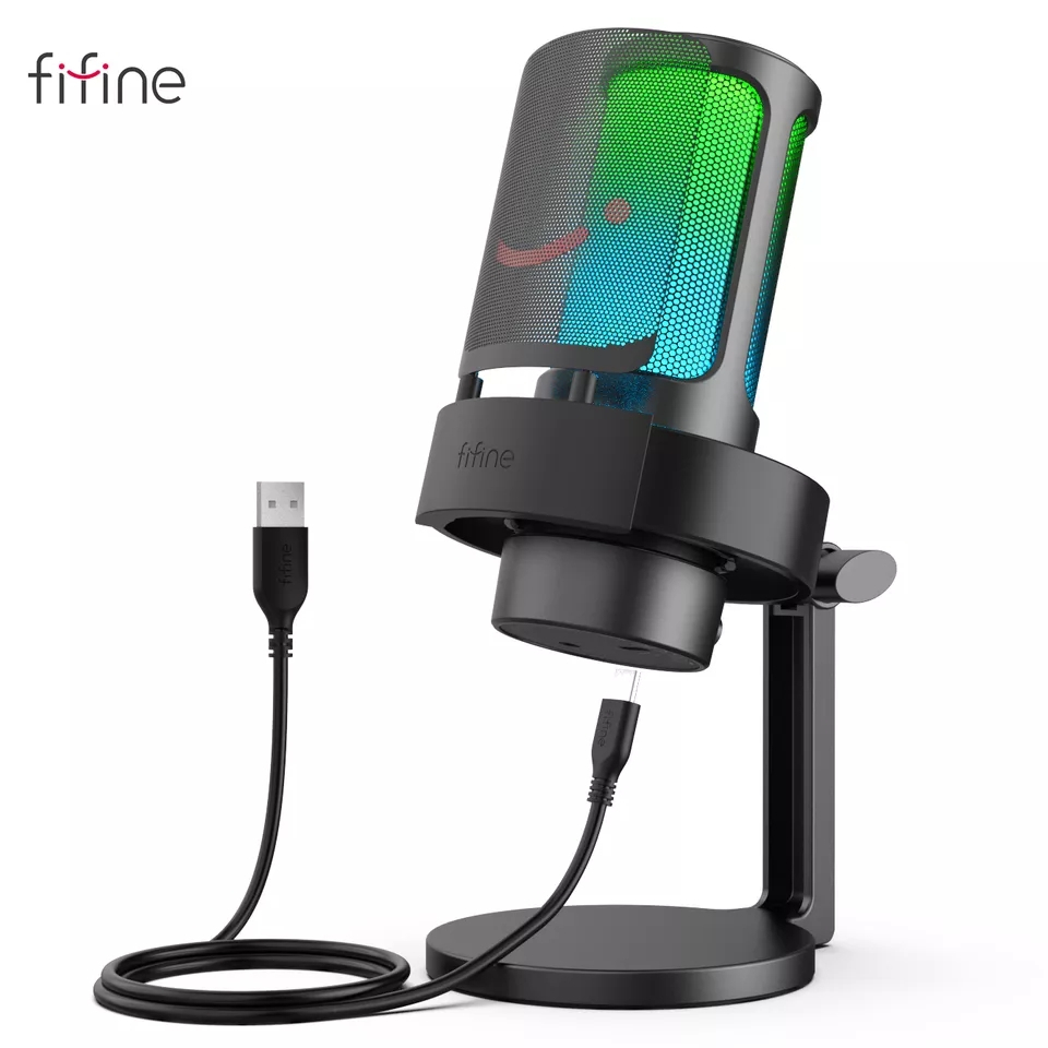 Microfone Profissional Fifine A8 Usb Para Pc Original | Shopee Brasil