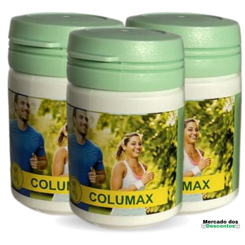 3 Frascos Columax Original 100mg 15 Cápsulas Cada Frasco - Natural ...