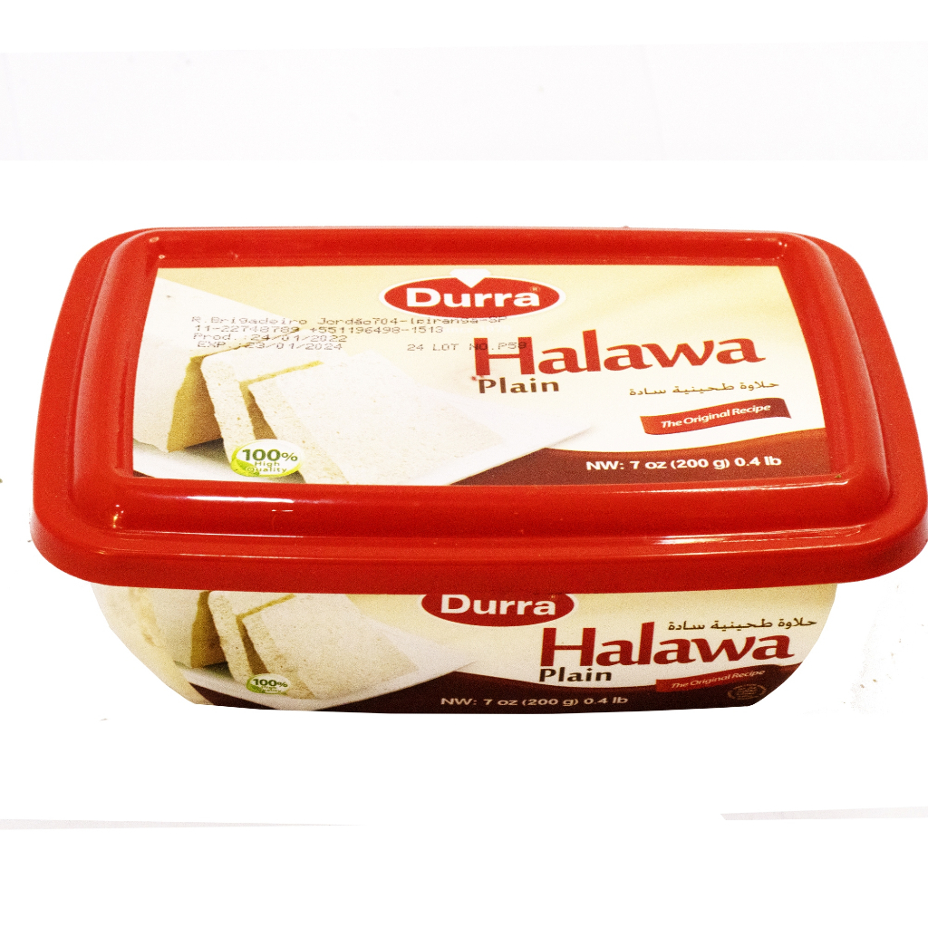 HALAWA PLAIN 200g- DURRA (SOBREMESA PASTA DE GERGELIM) | Shopee Brasil