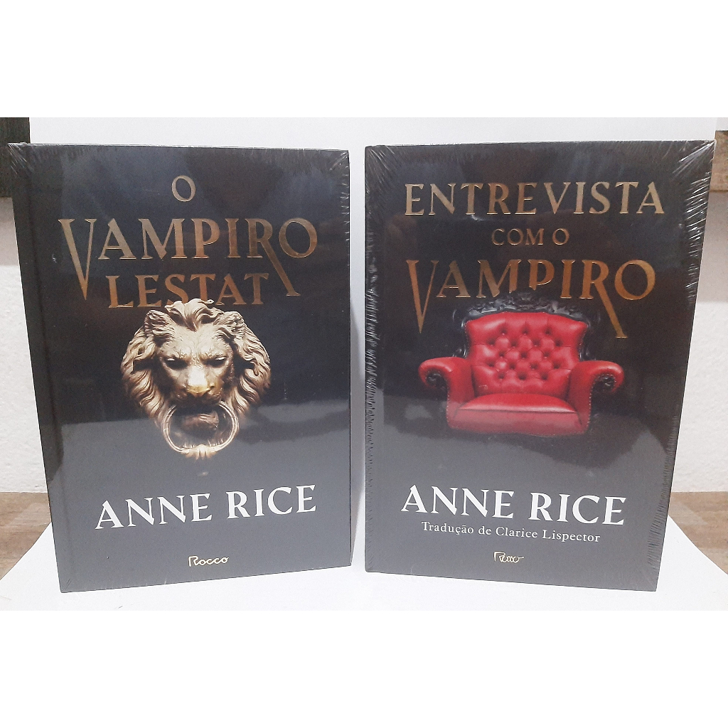Livro Entrevista com o Vampiro + O Vampiro Lestat LACRADOS / Capa Dura ...