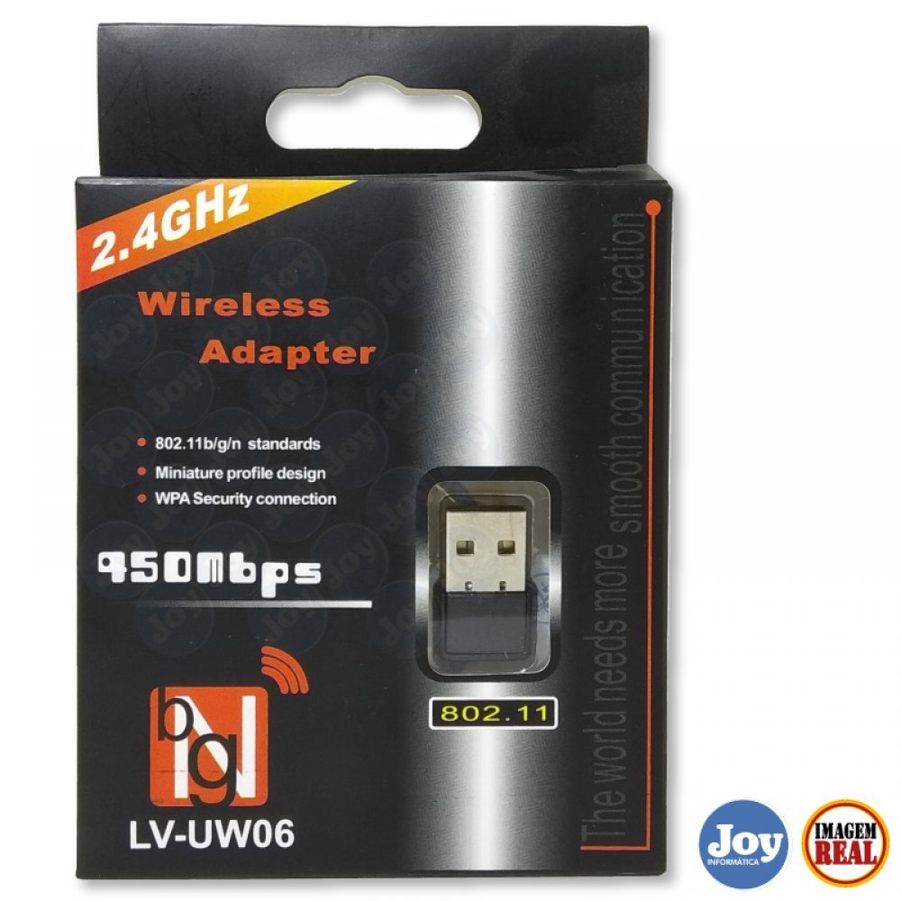 Mini Adaptador Wireless Usb 2.0 Wifi 950mbps 802.11n Nano | Shopee Brasil
