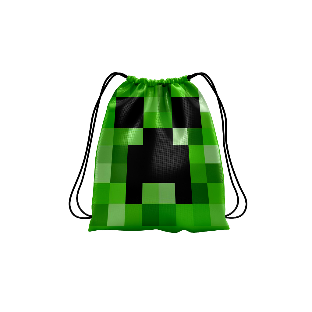 10 Saco Mochila Lembrancinha Minecraft | Shopee Brasil