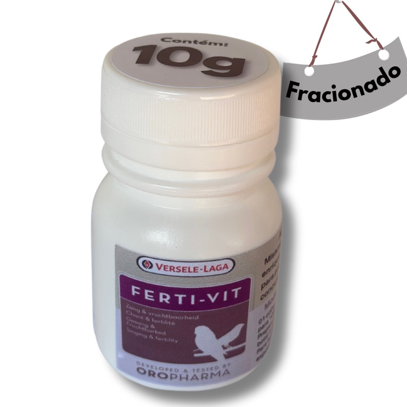 FERTI-VIT - Importado - EM PÓ - reprodução para aves | Shopee Brasil