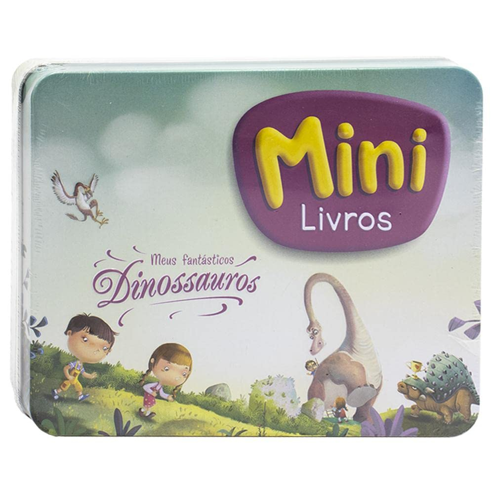 Mini Livros - Meus Fantásticos Dinossauros - Lata c/ 8 Livros | Shopee ...