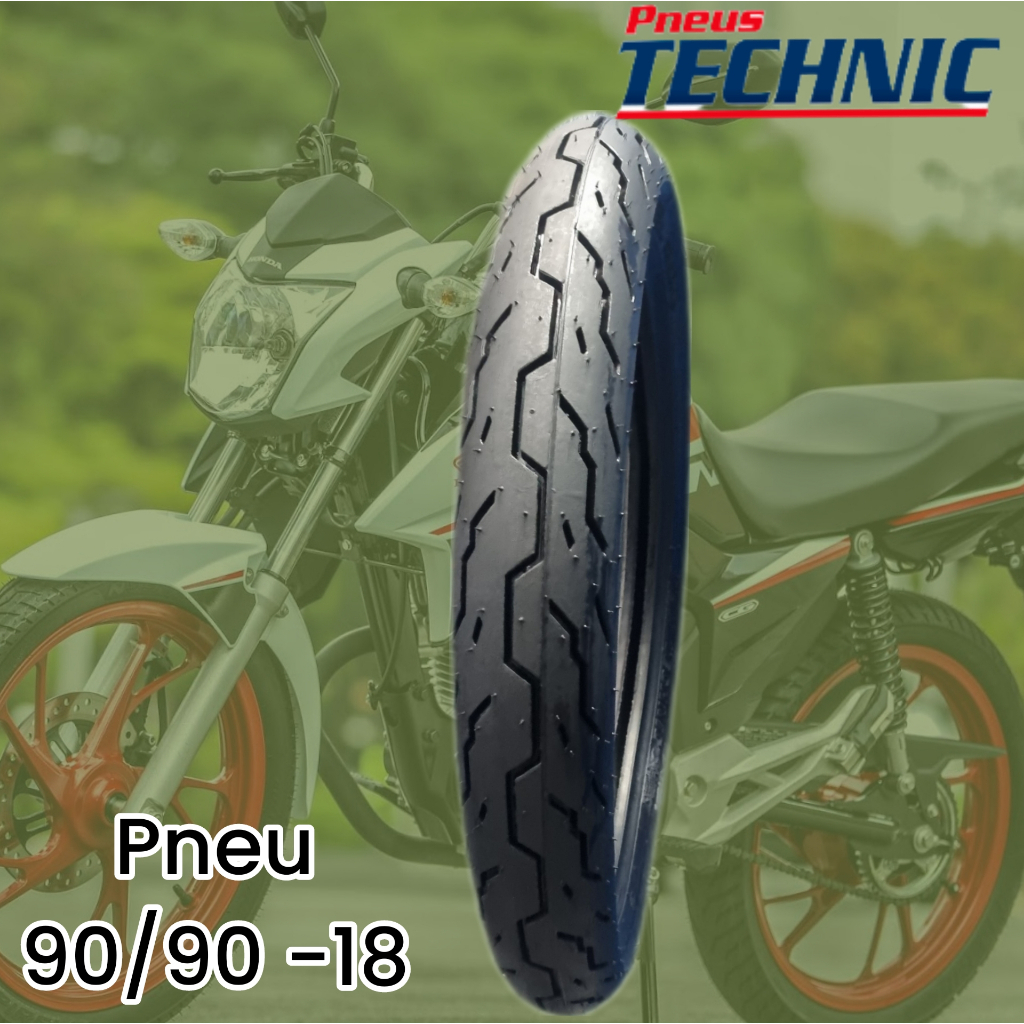 PNEU TECHINIC TRASEIRO 90/90-18 SPEED | Shopee Brasil