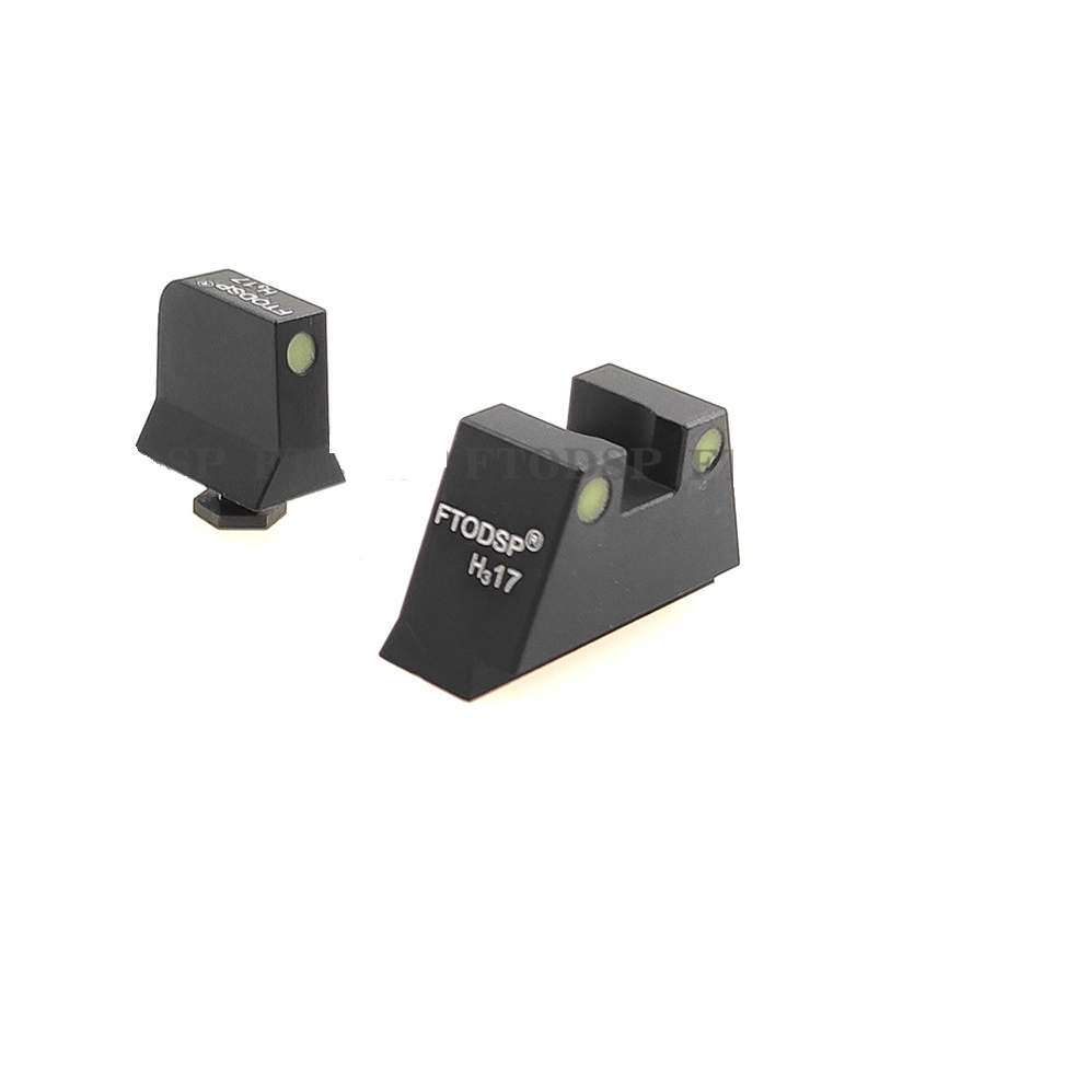 Mira Visão Noturna Luminosa Alta Elevada Glock G43 G43X G42 G48 G48X ...