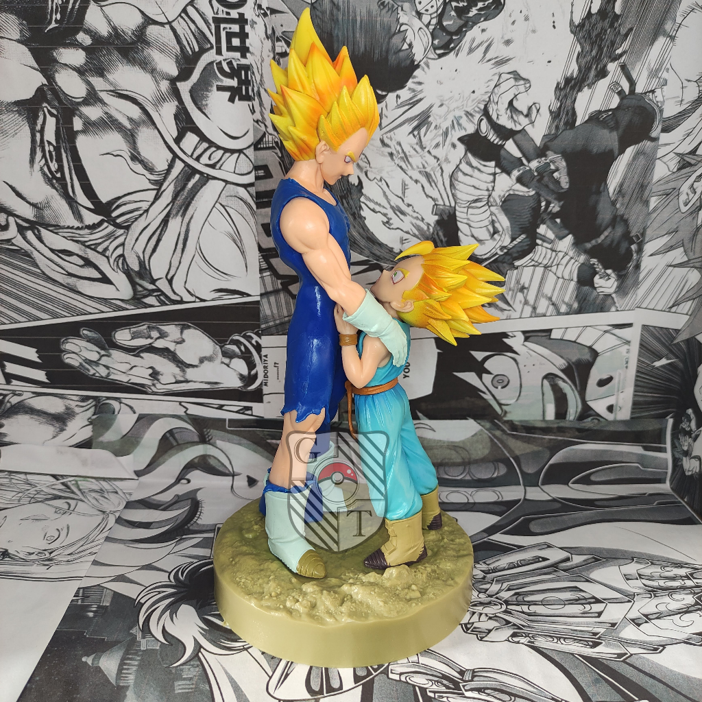 Figure Majin Vegeta & Kid Trunks Boo Figure Colecionável Boneco Saga ...