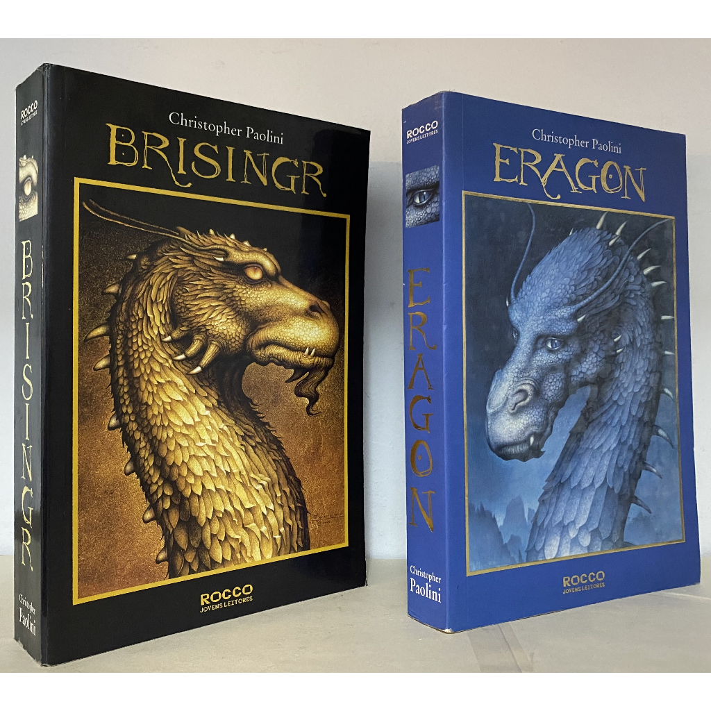 Kit Com Dois Livros 1. Eragon 2. Brisingr -- Autor: Christopher Paolini | Shopee Brasil