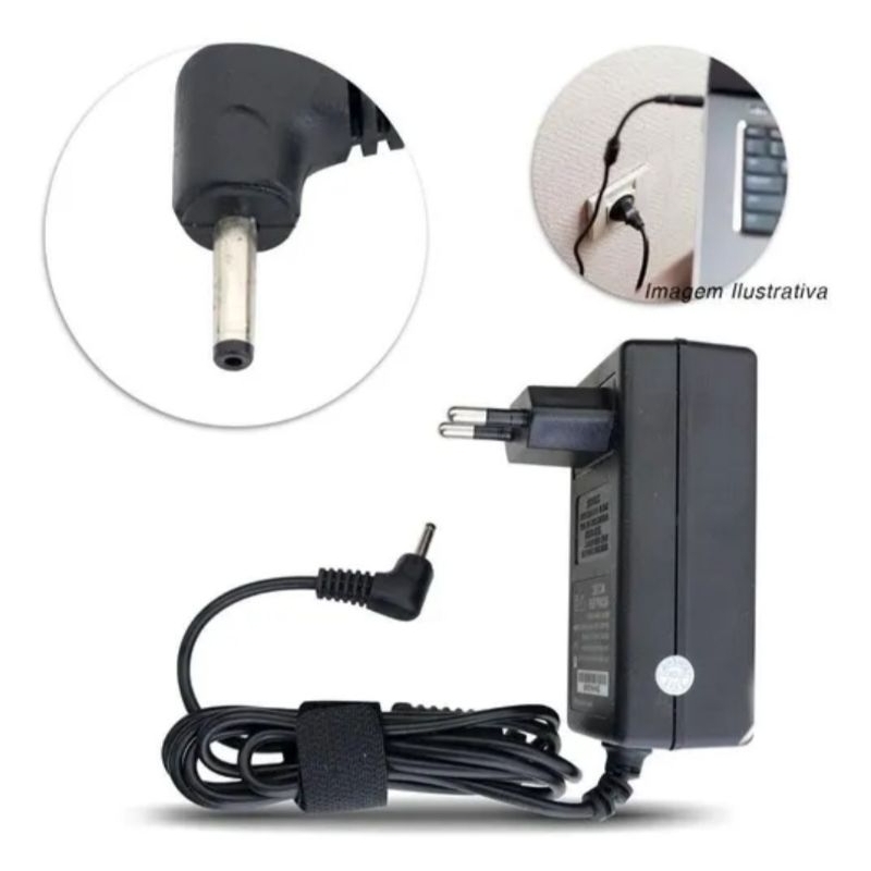 Fonte Carregador Para Notebook Positivo 5v 3a Q232a Q464b Q232b Plug 3 ...