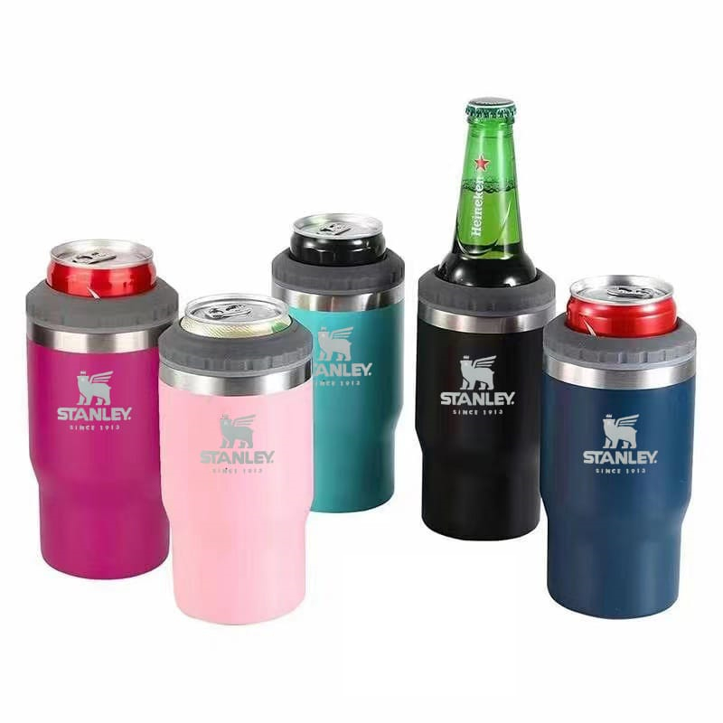 Copo Térmico Stanley 6 em 1 Porta Latinha Barrigudinha Long Neck Lata e ...