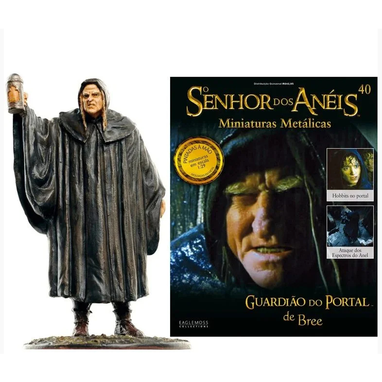Miniatura Senhor Dos Anéis - Guardião Do Portal De Bree N 40 eaglemoss | Shopee Brasil
