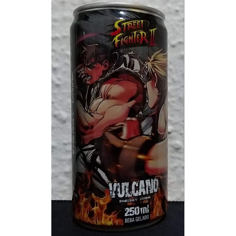 Vulcano Energy Drink Street Fighter 250ml | Shopee Brasil