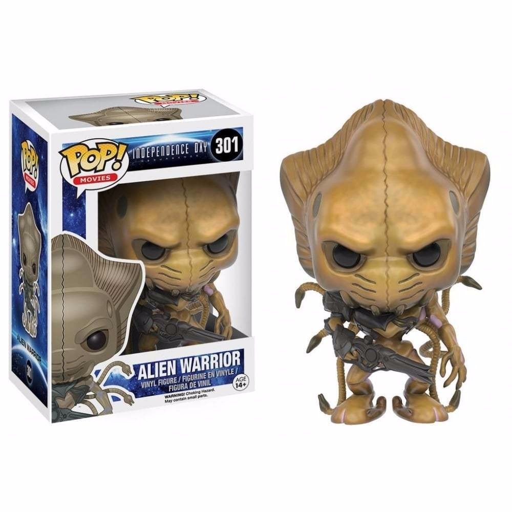 FUNKO POP MOVIES INDEPENDENCE DAY - ALIEN WARRIOR 301 NOVO ORIGINAL ...