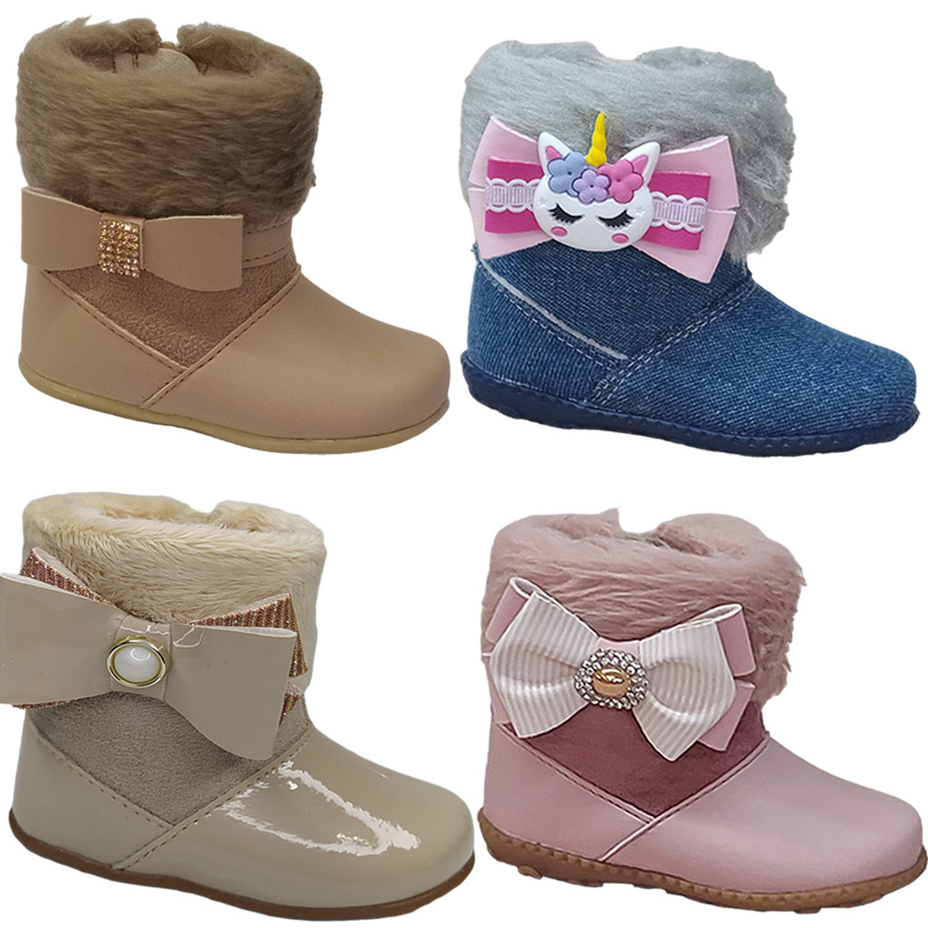 Promoção Bota Bebe Menina Botinha Feminina Infantil Nenem Criança ...