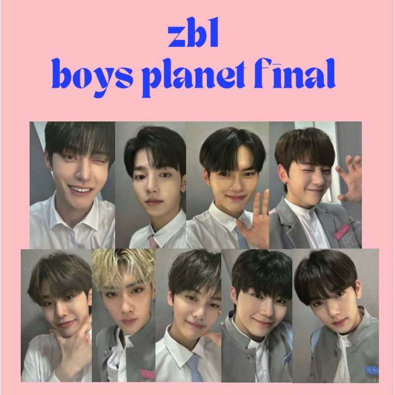 PHOTOCARD FANMADE - BOYS PLANET FINAL (ZB1 members) | Shopee Brasil