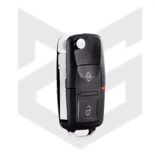 Chave Canivete Carçaça Original Saveiro Cross G5 Golf Fox 2 Botões ...