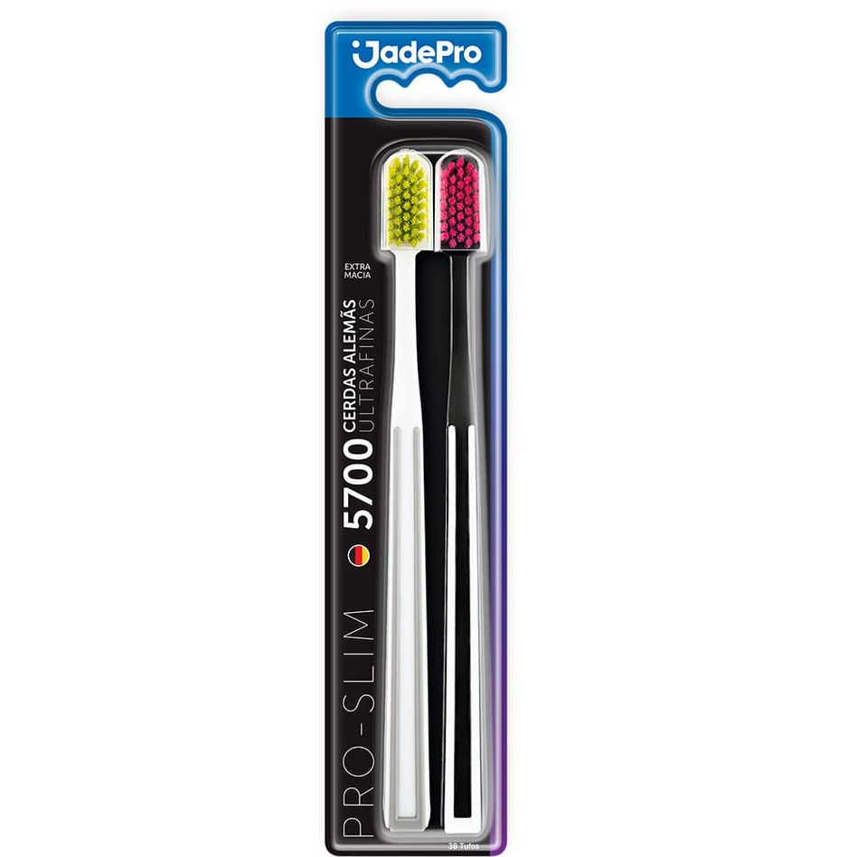 Escova de Dente Pro 5700 Cerdas - Kit 2un JadePro | Shopee Brasil