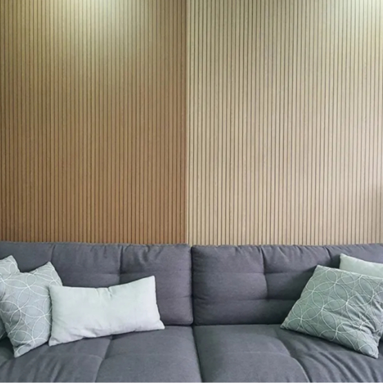 Papel De Parede Adesivo Madeira Ripada 1mx60cm Móveis Hall Sala