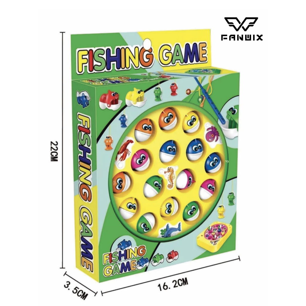 Brinquedo Jogo Infantil Pescaria Pega Peixe Pesca Maluca, Fanwix ...