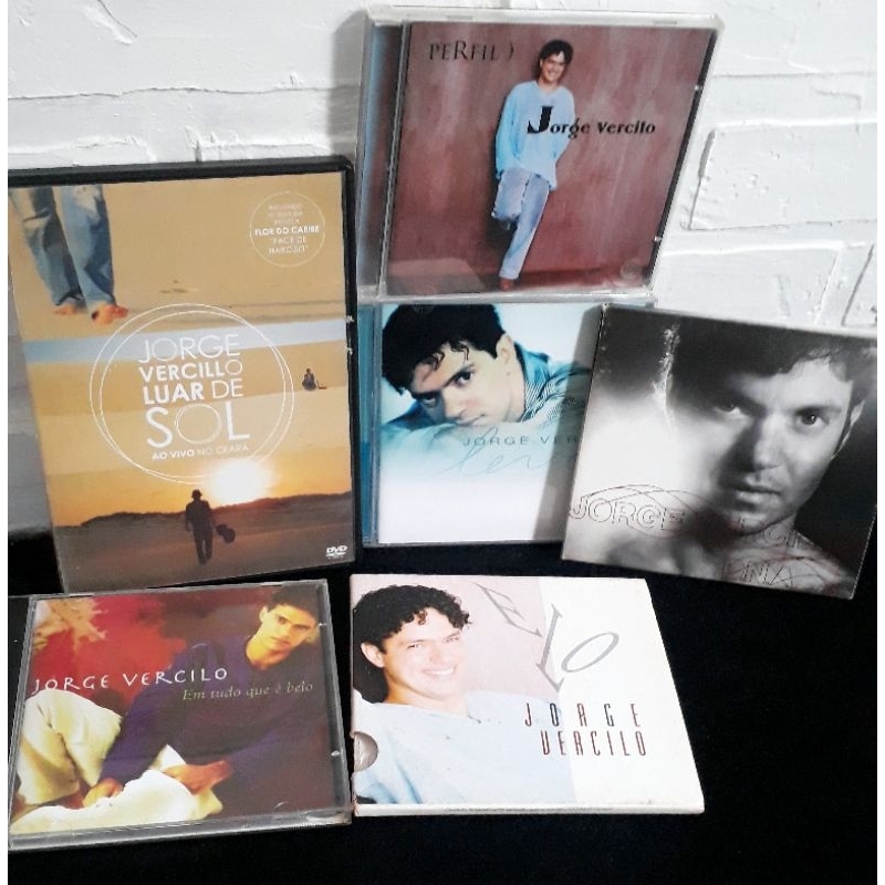 Lote Cds e Dvd Jorge Vercilo + brinde | Shopee Brasil