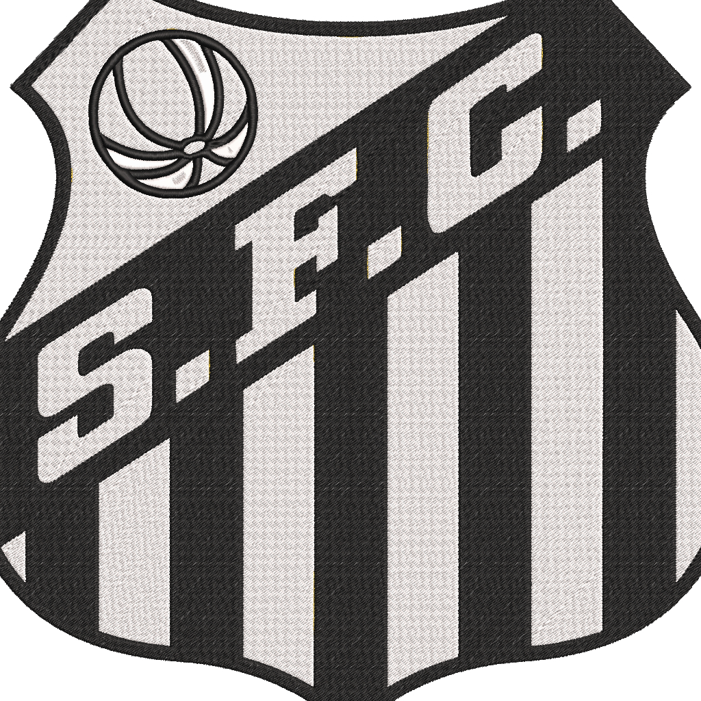 Patch Bordado Termocolante Escudo Santos Fc SP emblema simbolo | Shopee ...