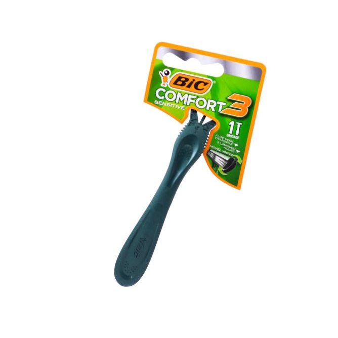 Bic Comfort 3 Aparelho De Barbear Pele Sensitive 01 Unidade Shopee Brasil