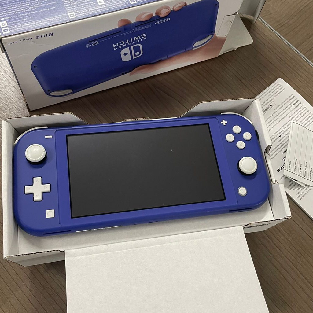 Nintendo Switch Lite Azul 32GB (Seminovo) | Shopee Brasil
