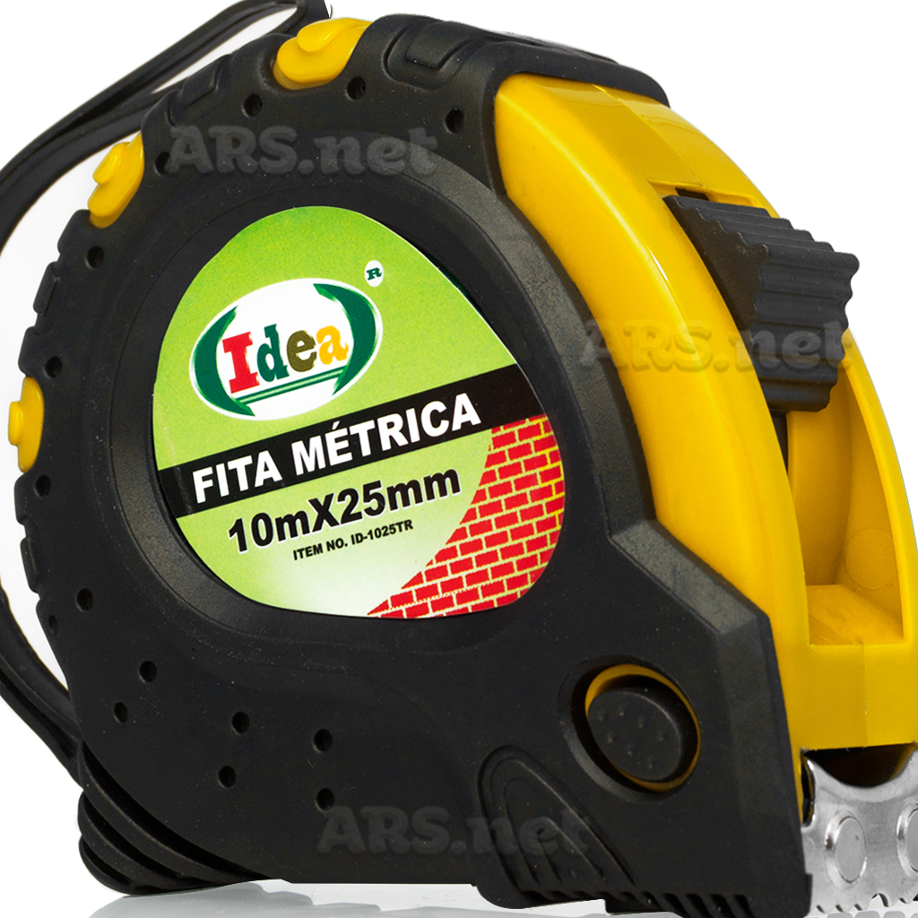 Trena De Bolso Manual Metálica Profissional 3mt 5m 10m Emborrachada ...