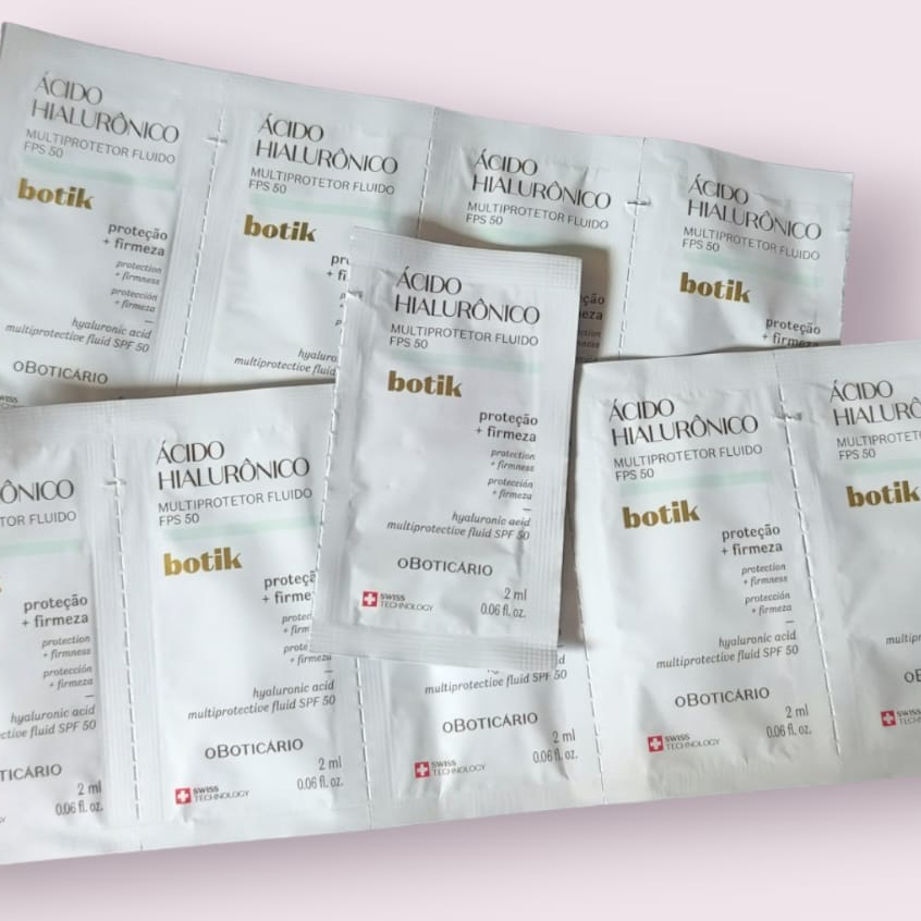 Protetor solar facial - Sachê multiprotetor fluído FPS 50 - Botik ...